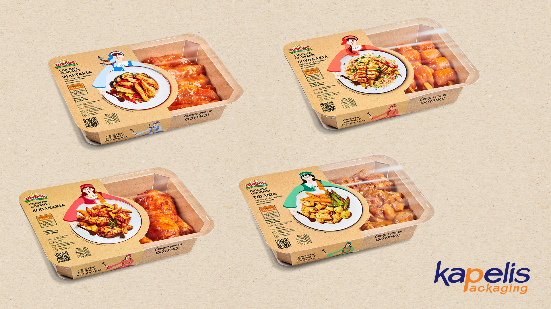 Νέα Σειρά "Chicken Gourmet" από την ΠΙΝΔΟΣ σε Οικολογικά Χάρτινα ...